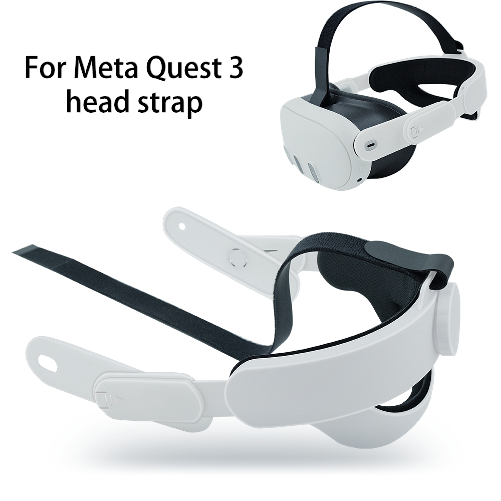 สายคาดศีรษะ ปรับได้ ใส่สบาย สําหรับแว่นตา หมวกกันน็อค Meta quest 3 VR Meta quest3 Virtual ...