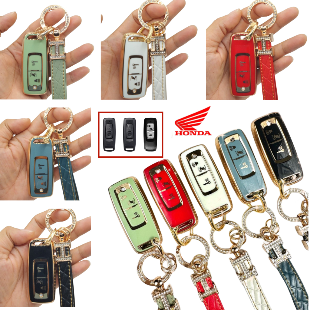 เคสกุญแจรถจักรยานยนต์ TPU อุปกรณ์เสริม สําหรับ Honda PCX160 VISION ...