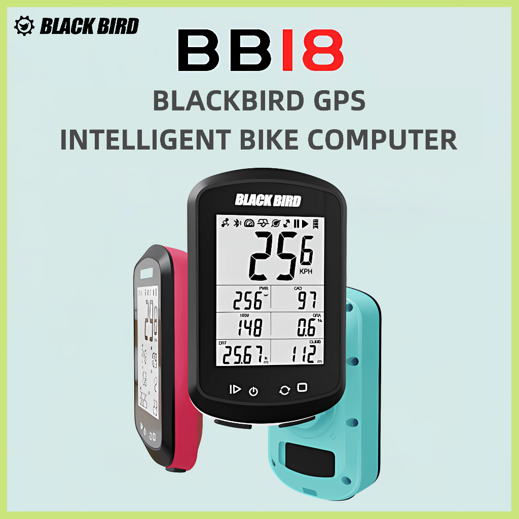 Blackbird BB18 เครื่องวัดความเร็วจักรยาน GPS ไร้สาย หน้าจอมาตรวัด ...
