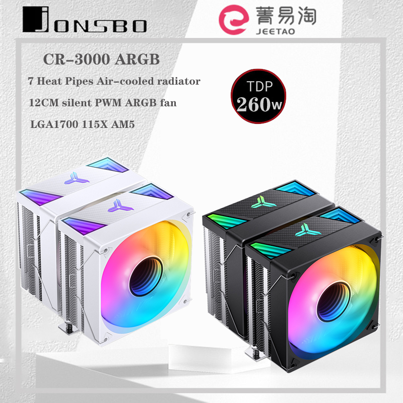 Jonsbo CR-3000 CPU Cooler 7 ท่อความร้อนหม้อน้ํา Double Tower ฮีทซิงค์ ...