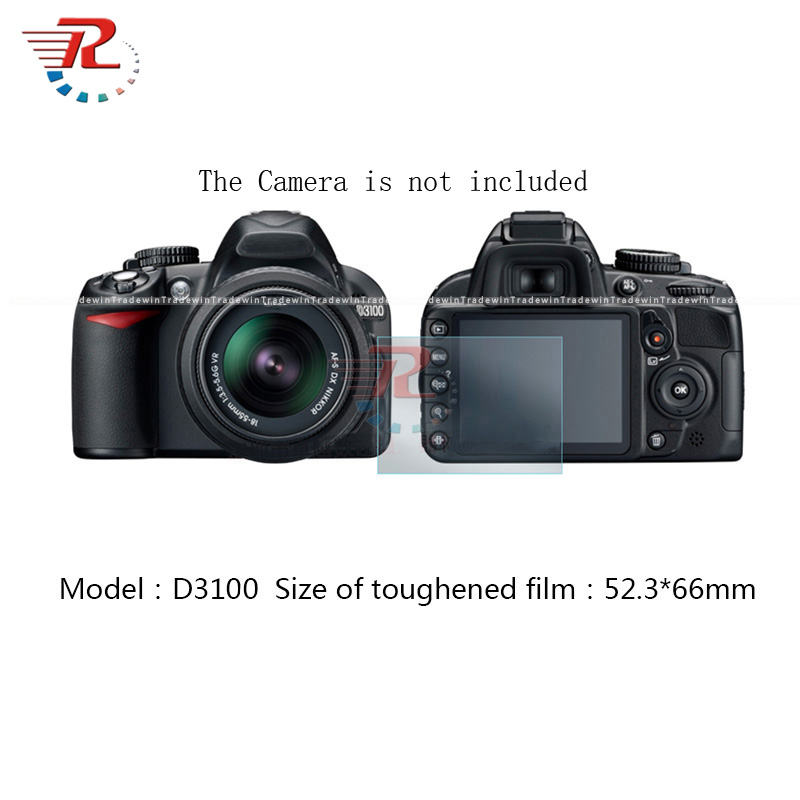กระจกนิรภัยป้องกันหน้าจอสำหรับ Nikon D3400 D3300 D3200 D3100 กล้องฟิล์มฟิล์มนิรภัยฟิล์มป้องกัน ...
