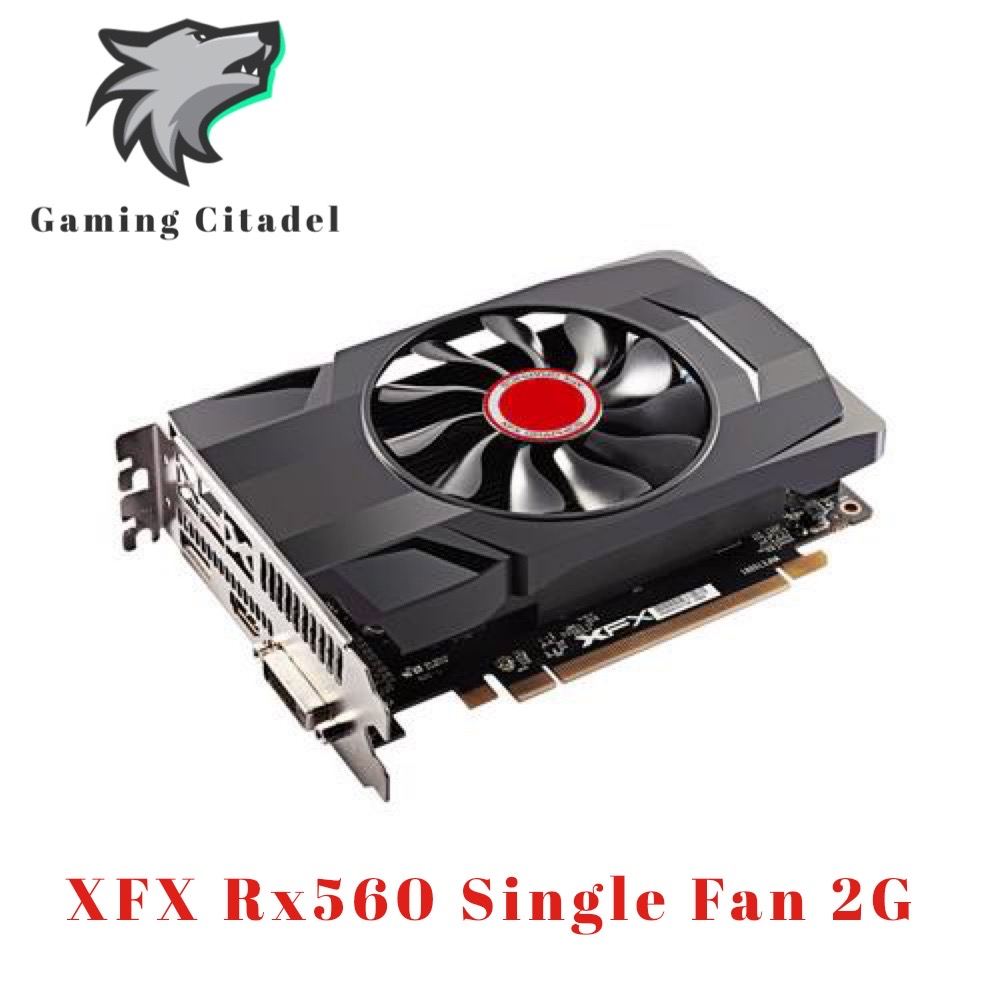 การ์ดจอ XFX AMD Radeon RX560 4GB 896SP GDDR5 PCI-E DP DVI HDMI | Shopee Thailand