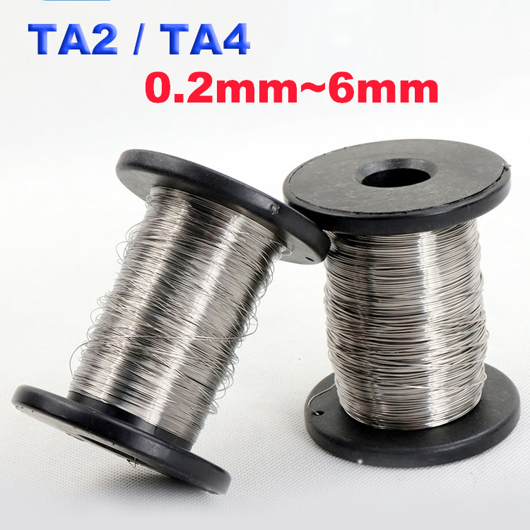 ลวดไทเทเนียม TA2 และ TA4 ความบริสุทธิ์สูง 0.2 มม.~6 มม. ทนอุณหภูมิสูง ...