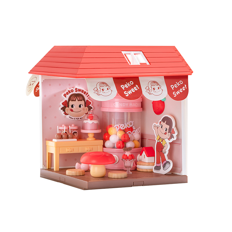 ของแท้ POPMART 80PCS CANDY HOUSE PEKO SWEET/POKO SWEET แบบจำลองการ ...