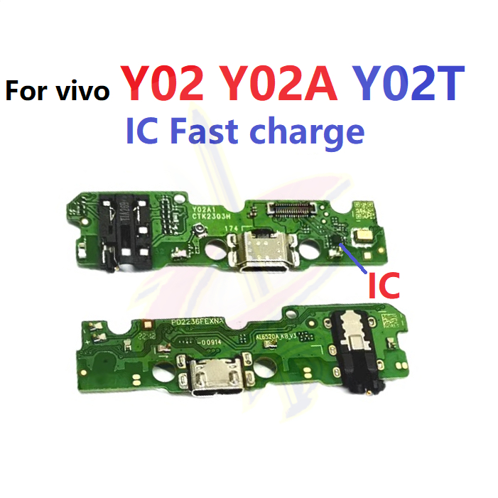 แพรตูดชาร์จ ตูดชาร์จ (Charging board) สายชาร์จ สําหรับ vivo Y02 Y02A ...