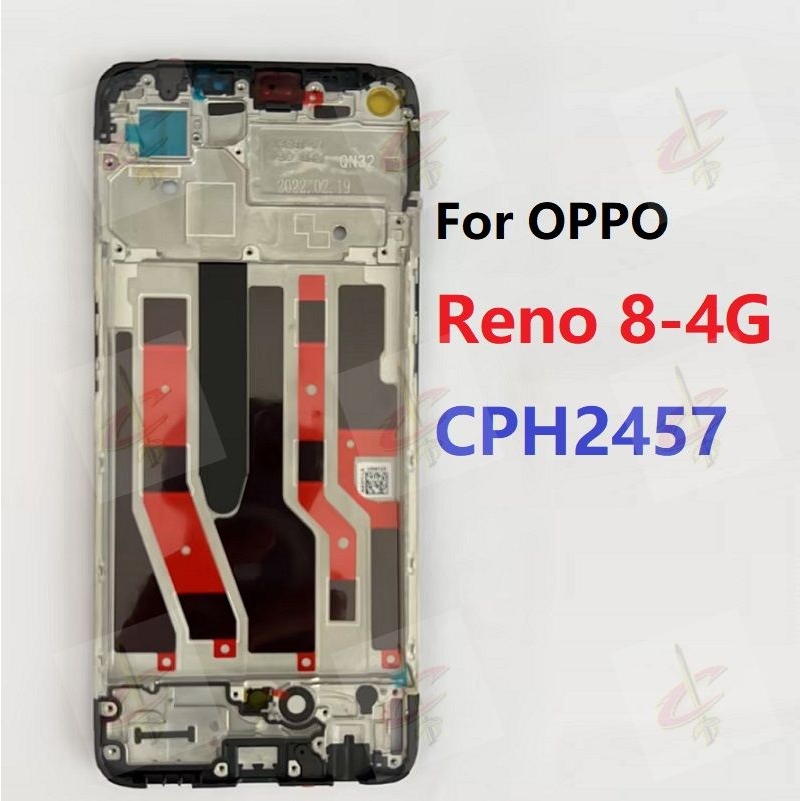 กรอบหน้าจอ Lcd กรอบจอ Oppo Reno 3 4 5 Z 6 7 8 Z T Se Lite 4z 5z 6z 7z
