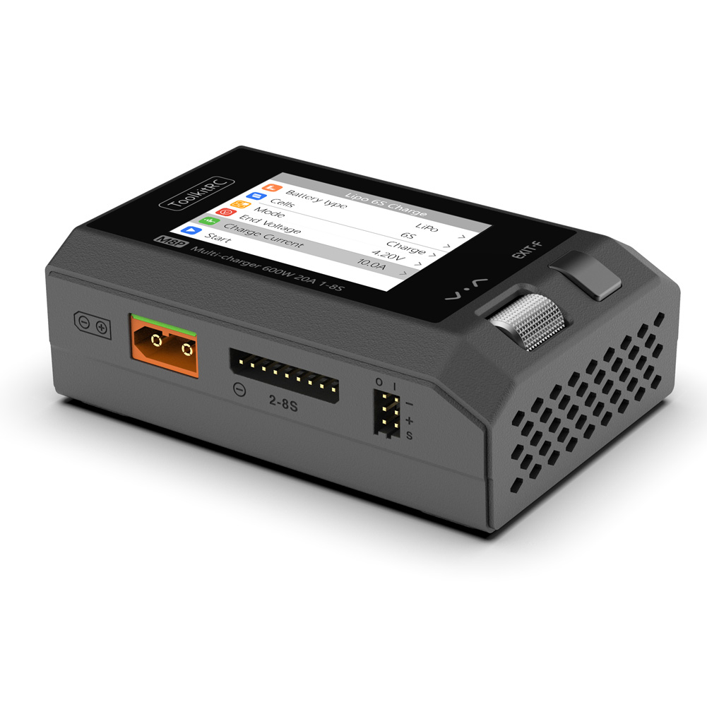 Toolkitrc M8P M8S ที่ชาร์จแบตเตอรี่ 600W 20A DC สําหรับตัวรับทดสอบ ...