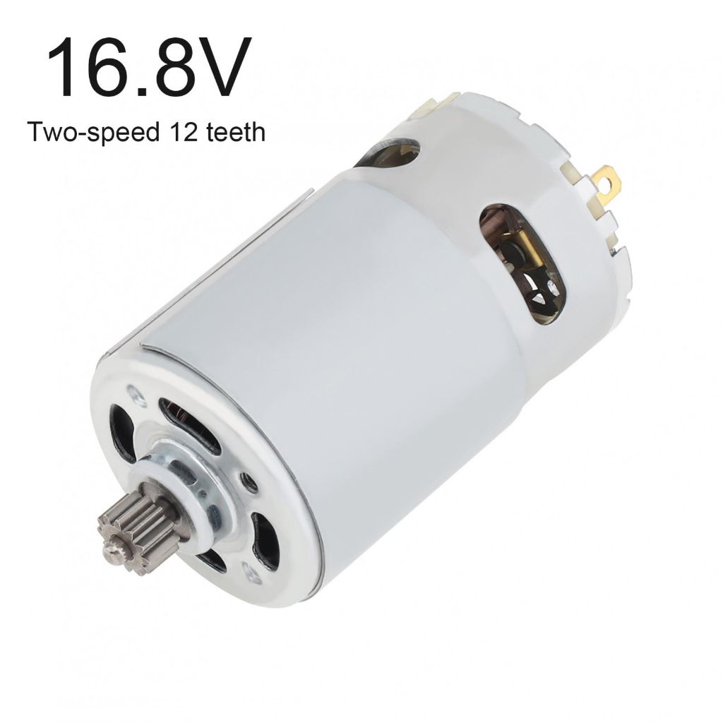 มอเตอร์ DC RS550 16.8V 19500 RPM พร้อมกล่องเกียร์ 12 ซี่ และแรงบิดสูง ...