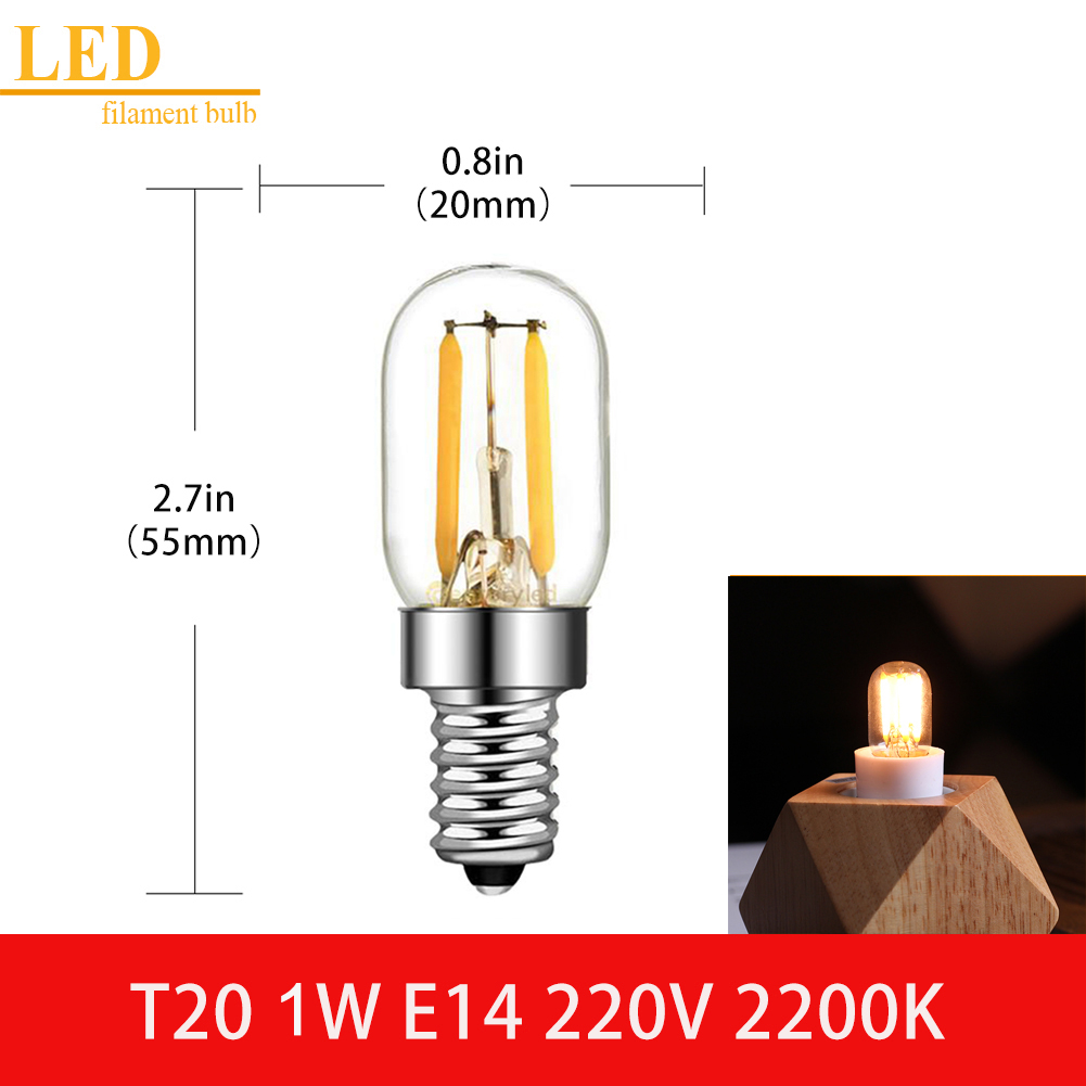 หลอดไฟ Edison LED E12 E14 E27 1W 2W 3W 4W 6W 8W C7 C35 T20 T16 A19 G40 G80 T28 ST64 หรี่แสงได้ ...
