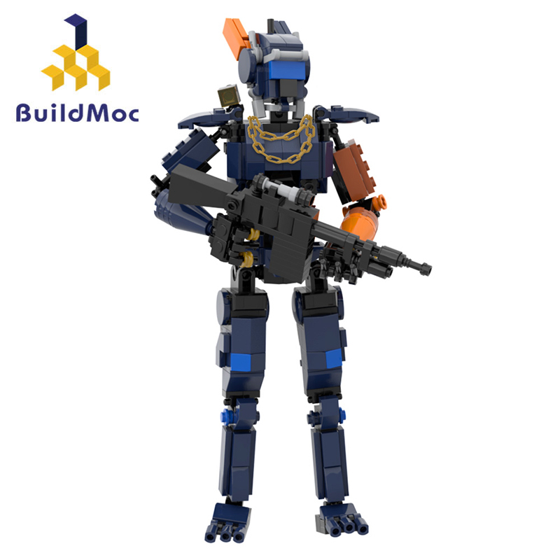 ของเล่นตัวต่อหุ่นยนต์ Buildmoc Chappie Mech เสริมการศึกษา สําหรับเด็ก ...