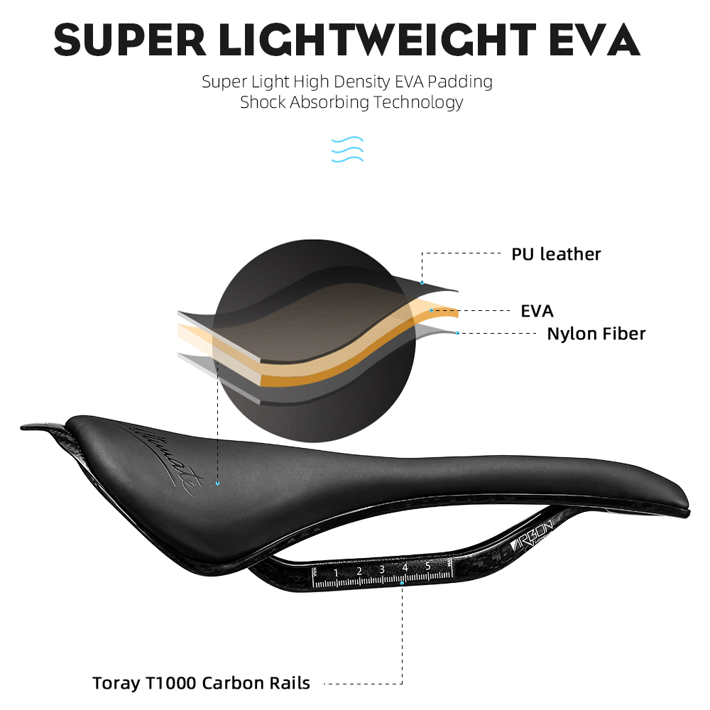 พร้อมส่ง!Ryet อานนั่งจักรยาน คาร์บอน น้ําหนักเบา 115 กรัม 7x9 มม. ...