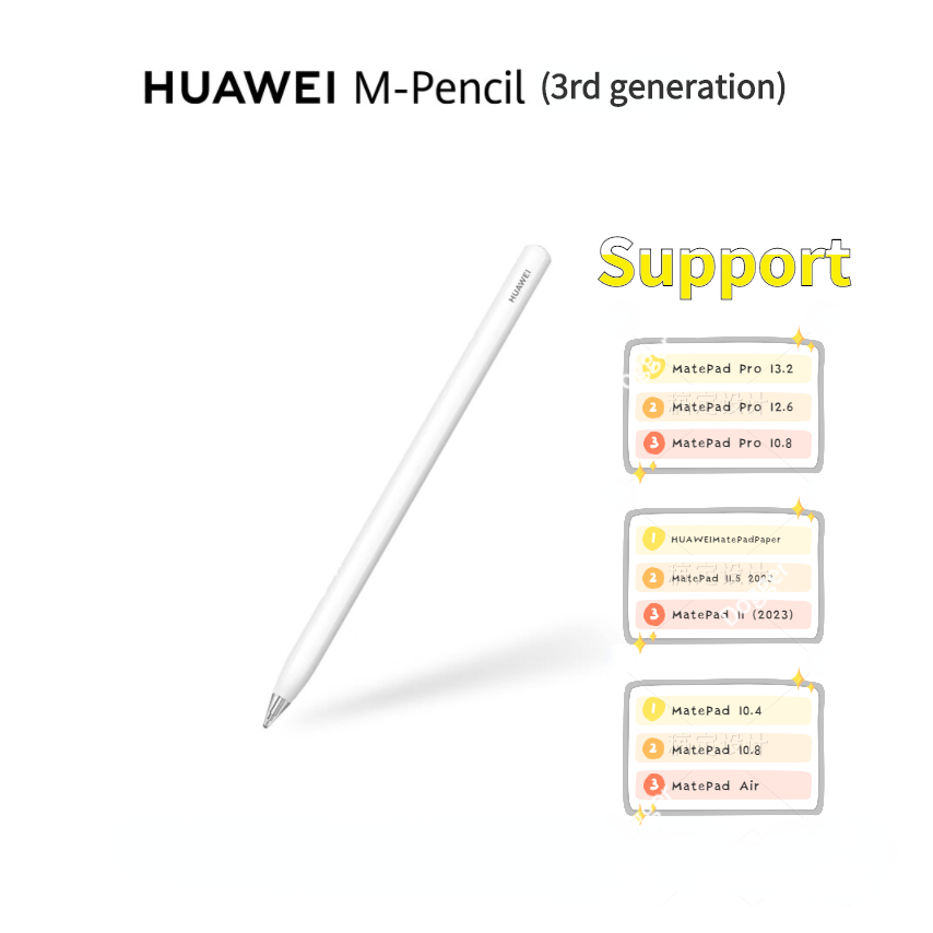 สําหรับ HUAWEI M-Pencil 3rd Generation 2023 ปากกาสัมผัสสีขาวสําหรับ ...