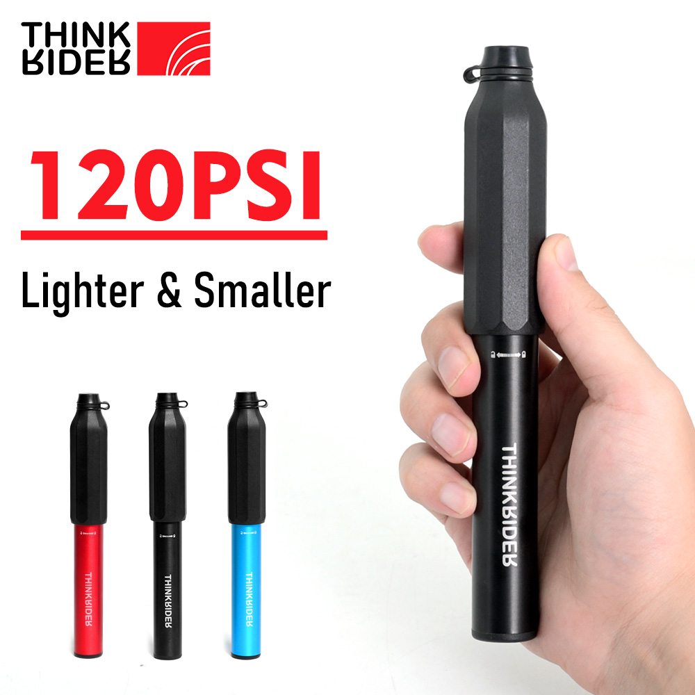 Thinkrider 120Psi ปั๊มลมยางอลูมิเนียมอัลลอยด์ ขนาดเล็ก สําหรับรถจักรยาน ...
