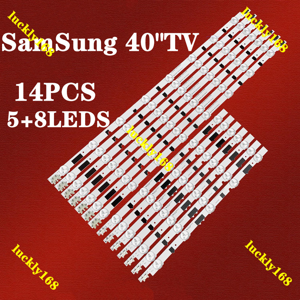 ใหม่ แถบไฟแบ็คไลท์ทีวี LED สําหรับ SamSung 40 นิ้ว TV D2GE-400SCA-R3 UA40F5500 2013SVS40F ...