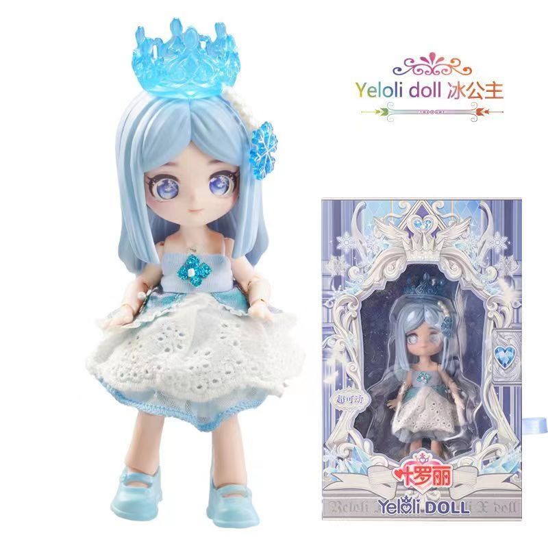 [ของแท้] ตุ๊กตาฟิกเกอร์ Yeloli Ice Princess bjd ข้อต่อขยับได้ | Shopee ...