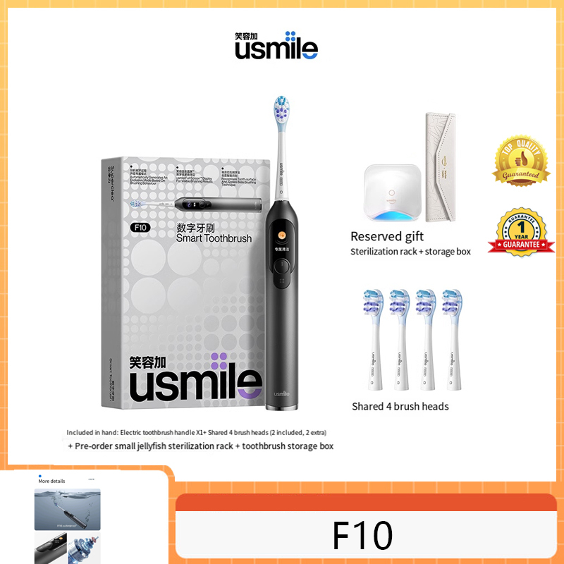 Usmile F10 แปรงสีฟันไฟฟ้า หน้าจอดิจิตอล เต็มจอ สําหรับผู้ใหญ่ ผู้ชาย และผู้หญิง | Shopee Thailand