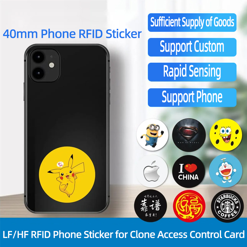 สติกเกอร์แท็ก RFID UID CUID T5577 สําหรับ Clone HF 13.56mHz Mifare 1K S50 และ LF 125kHz TK4100 ...