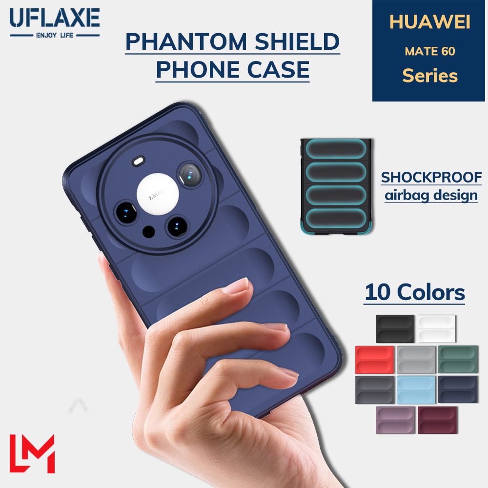 UFLAXE เคสโทรศัพท์สำหรับ Huawei Mate 60 / Mate 60 Pro Plus เคส Phantom Shield เคสถุงลมซิลิโคน ...