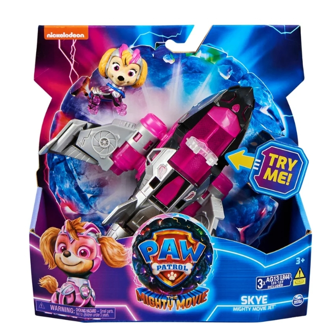 PAW Patrol: The Mighty Movie, Mighty Pups Jet with Lights, Sounds ...