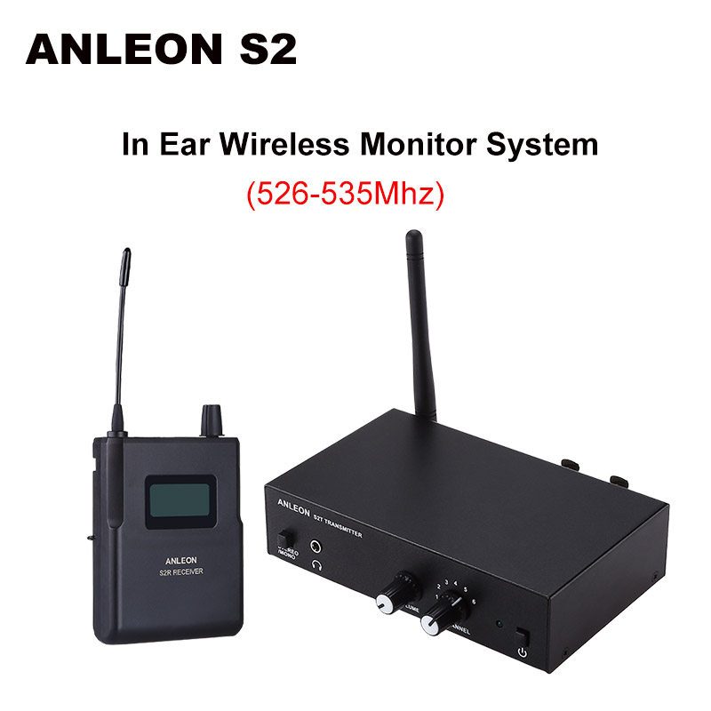 Original สําหรับ ANLEON S2 UHF สเตอริโอระบบตรวจสอบไร้สาย 520-545/570 ...
