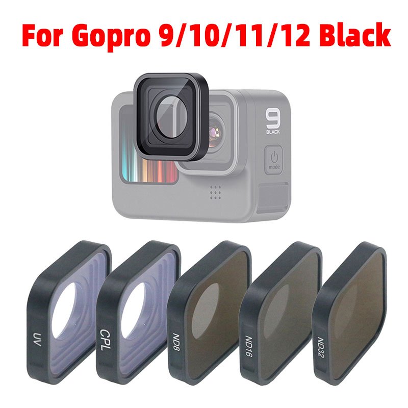 ชุดกรองกล้อง UV & ND & CPL Filter สำหรับ Gopro Hero 9/10/11/12 ตัว ...