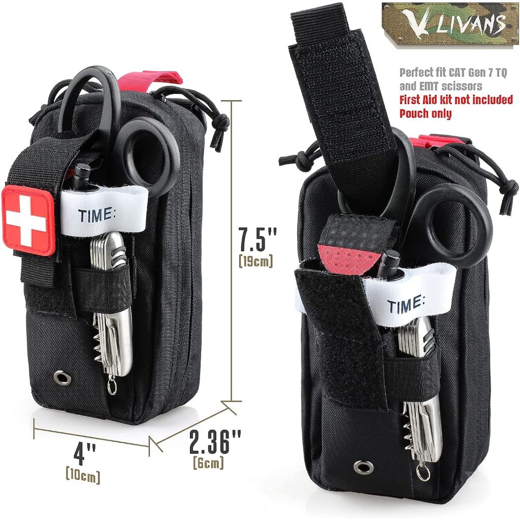 กระเป๋าปฐมพยาบาลยุทธวิธี MOLLE Rip-Away EMT IFAK Trauma Kit Everyday ...