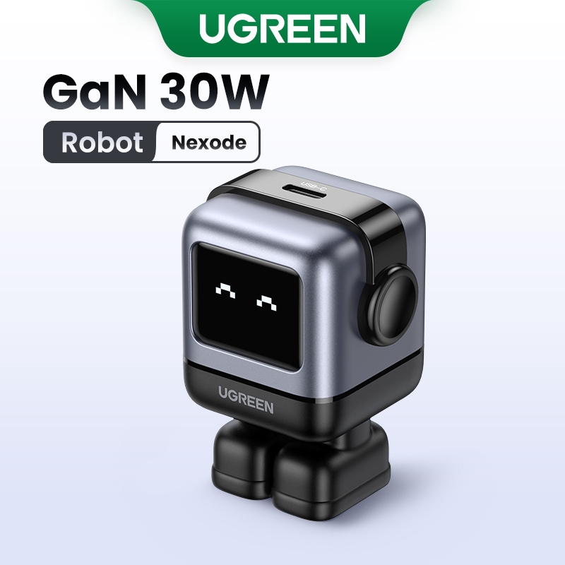Ugreen Uno 30W RoboGaN Charger USB C Mini Robot Nexode GaN Fast Charger ...