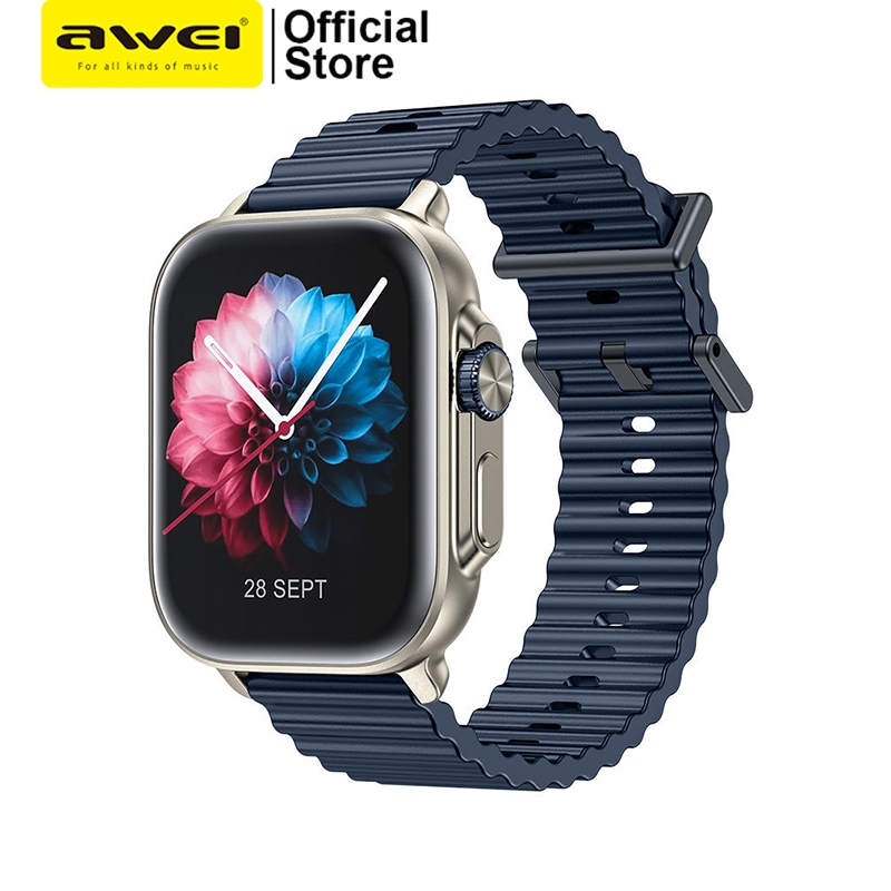 Awei H88 Smart Watch สมาร์ทวอทช์ หน้าจอ HD TFT 2.01 นิ้ว วัดอัตราการ ...