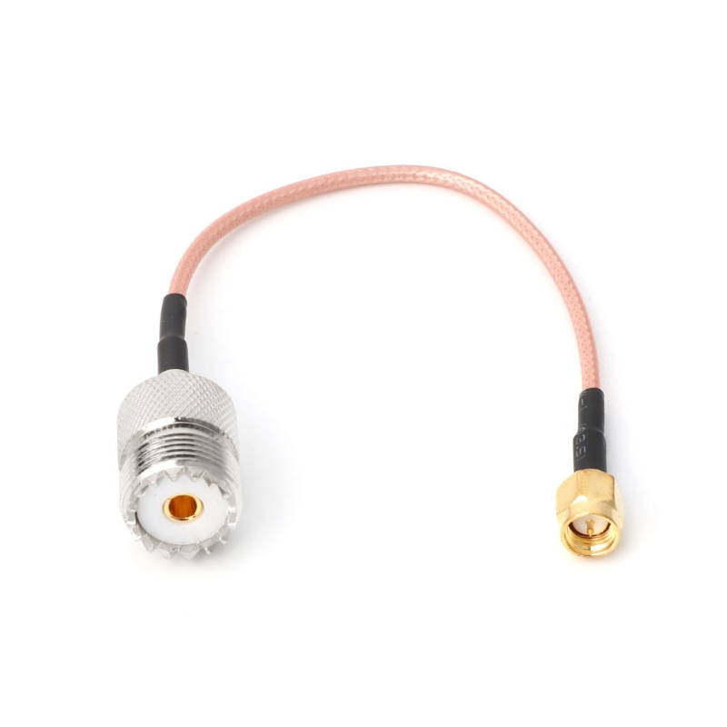 อะแดปเตอร์รับส่งสัญญาณวิทยุสื่อสาร Sma Male to uhf Female M Head RG316 ...
