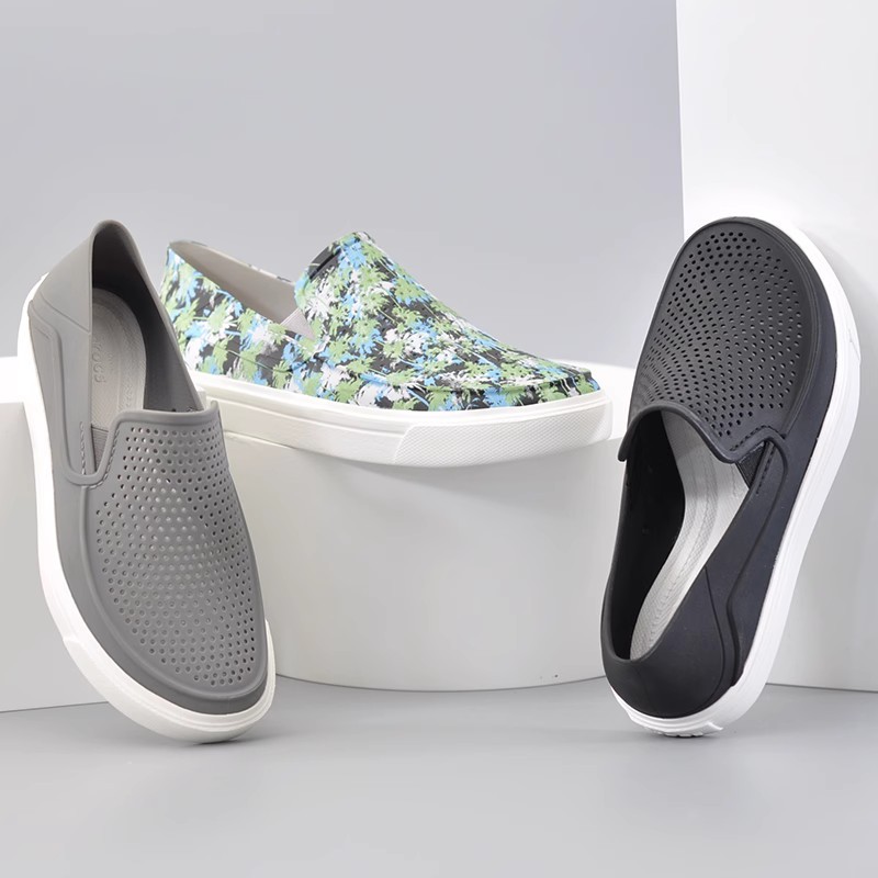 รองเท้าแตะลําลอง Crocs CitiLane Roka Tropical แบบดั้งเดิม สไตล์สปอร์ต ...