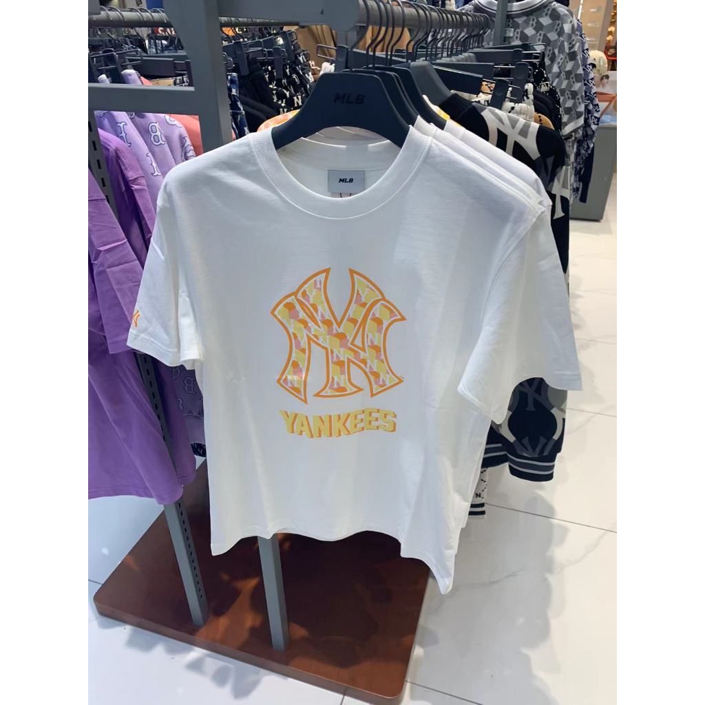 Mbl ใหม่ NY เสื้อยืดแขนสั้นลําลอง ลายเรขาคณิต 3ATSM0333 | Shopee Thailand