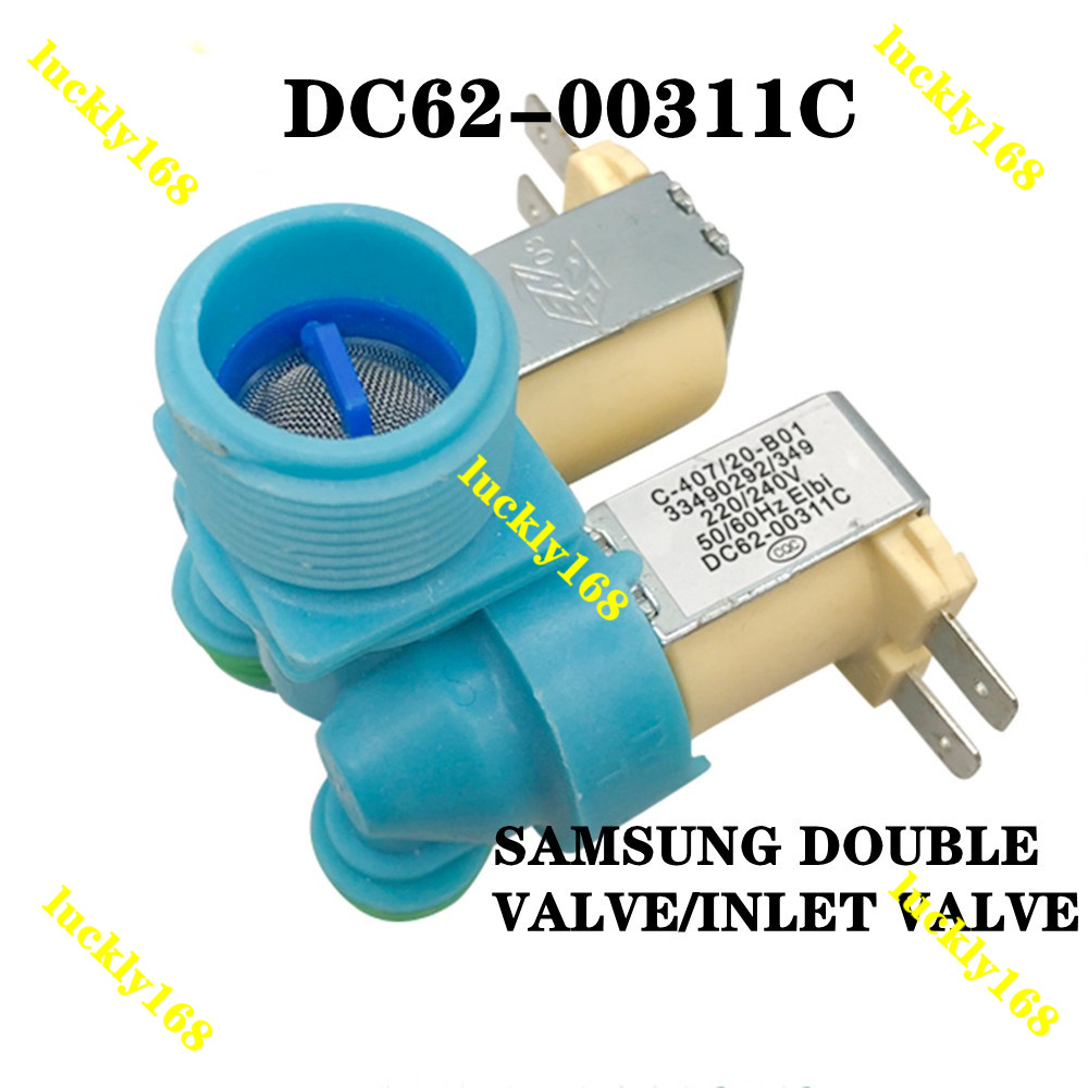 SAMSUNG วาล์วคู่ วาล์วในรถยนต์ DC62-00311C WA10F5S3 WA95WP WA80F5S3 ...