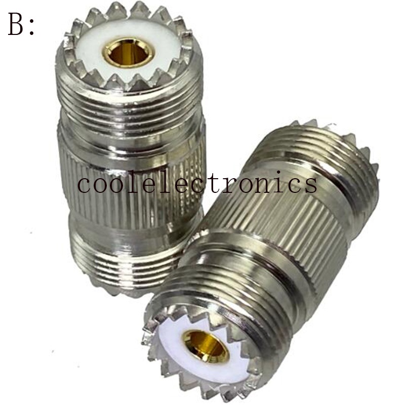 อะแดปเตอร์แจ็คเชื่อมต่อ UHF PL259 SO239 เป็น UHF BNC ตัวผู้ และตัวเมีย 2 ชิ้น | Shopee Thailand