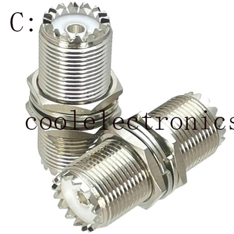 อะแดปเตอร์แจ็คเชื่อมต่อ UHF PL259 SO239 เป็น UHF BNC ตัวผู้ และตัวเมีย 2 ชิ้น | Shopee Thailand