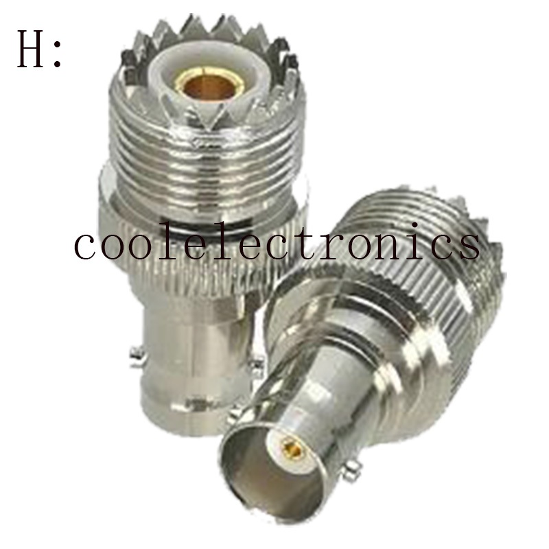 อะแดปเตอร์แจ็คเชื่อมต่อ UHF PL259 SO239 เป็น UHF BNC ตัวผู้ และตัวเมีย 2 ชิ้น | Shopee Thailand