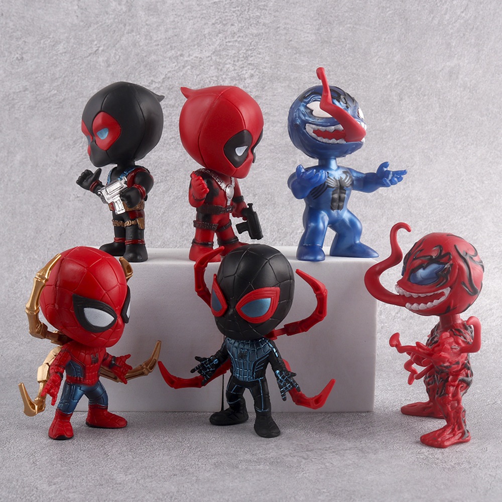 โมเดลฟิกเกอร์ PVC รูป Disney Marvel The Avengers Spider-Man Venom ...