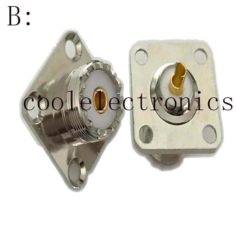 อะแดปเตอร์เชื่อมต่อ UHF PL259 UHF SO239 เป็น BNC Q9 มุมขวา 90 องศา 3 ทาง 1 ชิ้น | Shopee Thailand