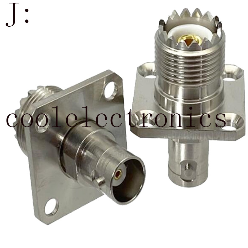 อะแดปเตอร์เชื่อมต่อ UHF PL259 UHF SO239 เป็น BNC Q9 มุมขวา 90 องศา 3 ทาง 1 ชิ้น | Shopee Thailand