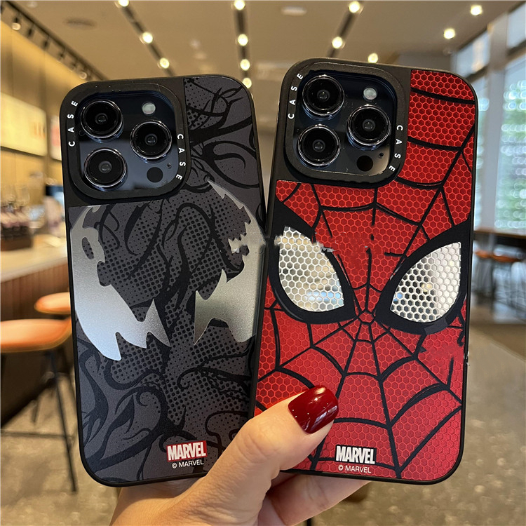 เคสไอโฟน 16/15/14/13/12/11 Pro max Shockproof Spiderman Silicone Compatible Case iPhone 11,12,13 ...