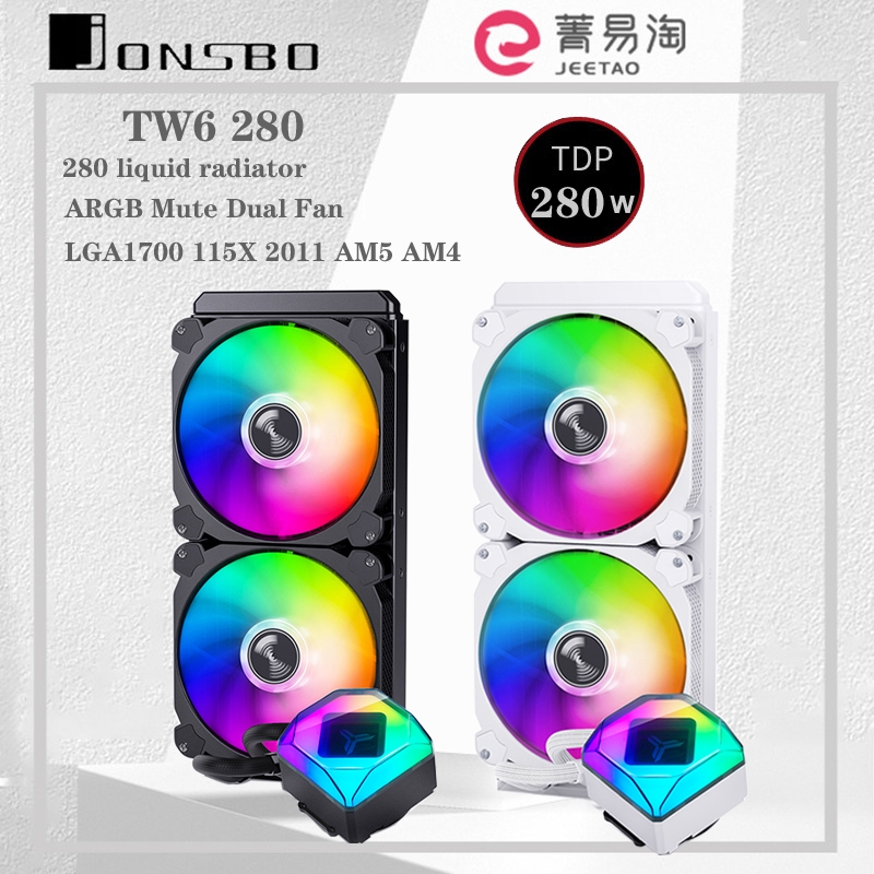 Jonsbo TW6-280 ARGB พัดลมระบายความร้อน CPU หม้อน้ํา 140 มม. Intel ...