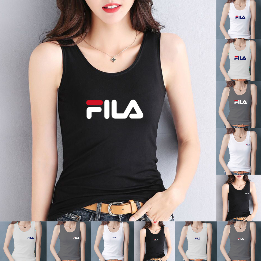 เสื้อกล้าม แขนกุด ทรงหลวม พลัสไซซ์ สีพื้น สําหรับผู้หญิง FL11 | Shopee Thailand