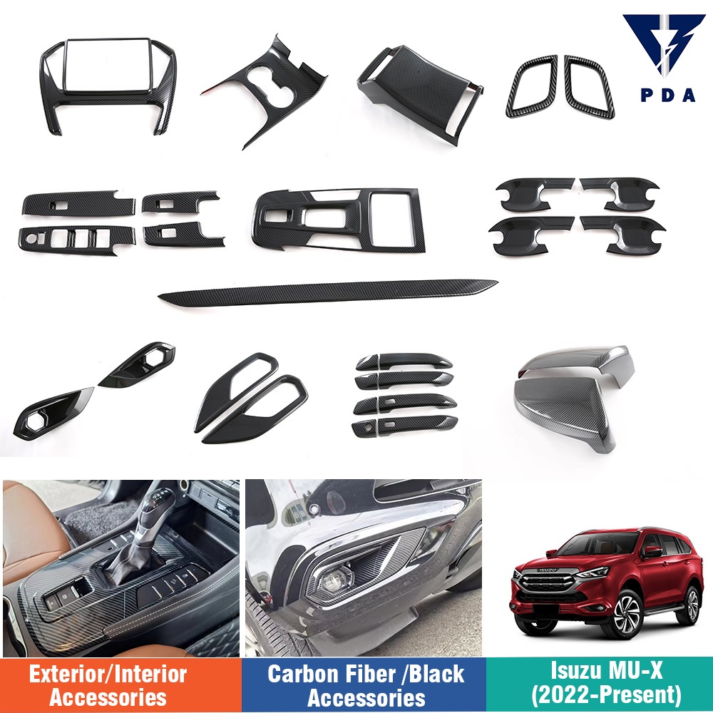 Isuzu MU-X (2023-ปัจจุบัน) คาร์บอนไฟเบอร์ อุปกรณ์ตกแต่งภายในและภายนอก ...