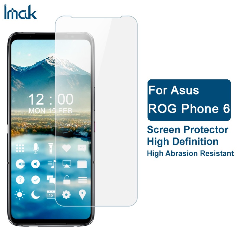 Imak Asus Rog Phone 6 / Asus Rog 6 Pro Soft TPU เมมเบรนป้องกันการระเบิด ...