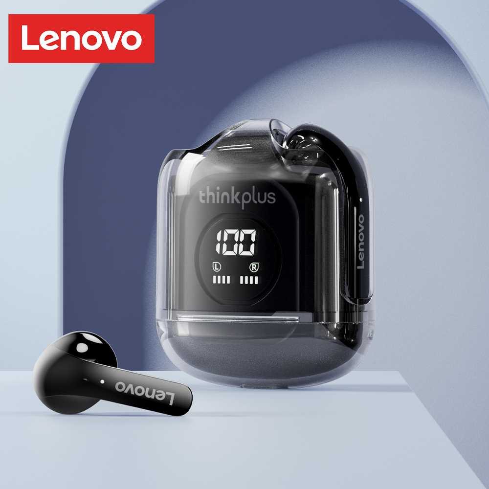 Thinkplus Lenovo XT65 True หูฟังบลูทูธไร้สาย หน้าจอแบตเตอรี่ ขนาดเล็ก ...
