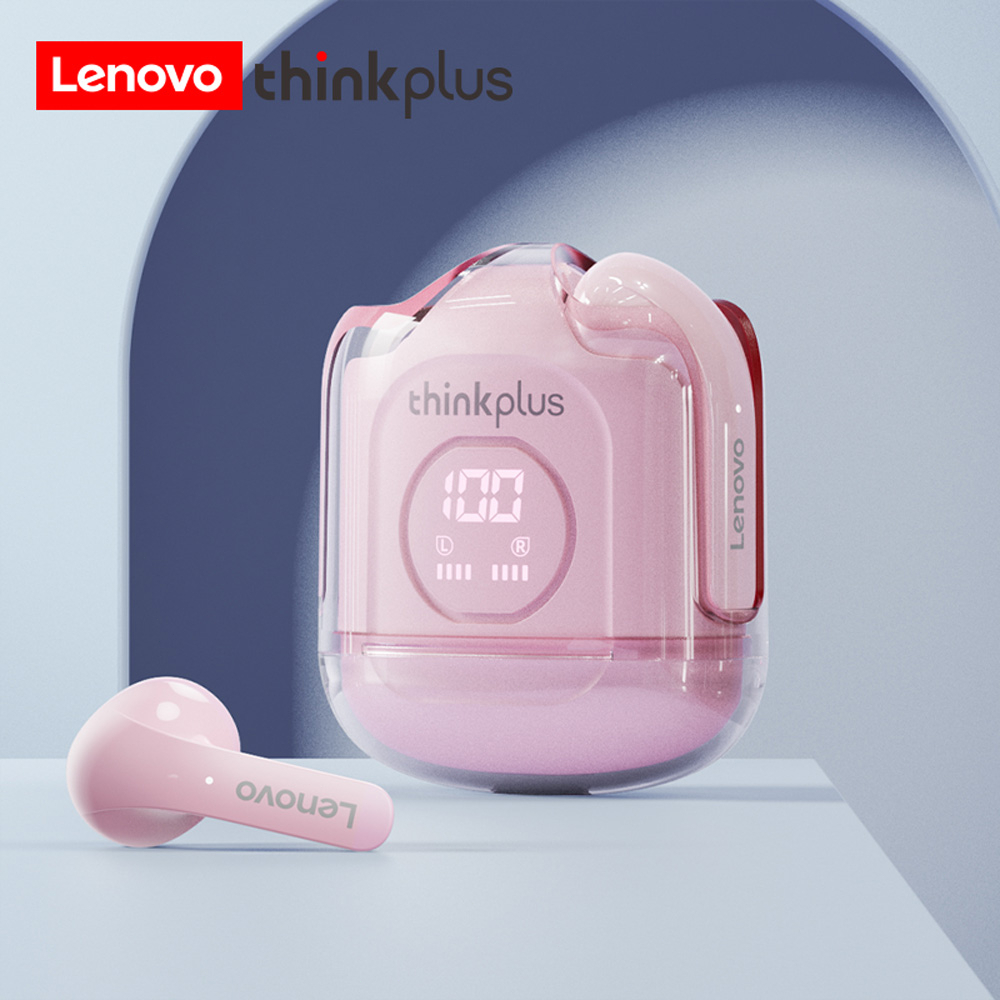 Thinkplus Lenovo XT65 True หูฟังบลูทูธไร้สาย หน้าจอแบตเตอรี่ ขนาดเล็ก ...