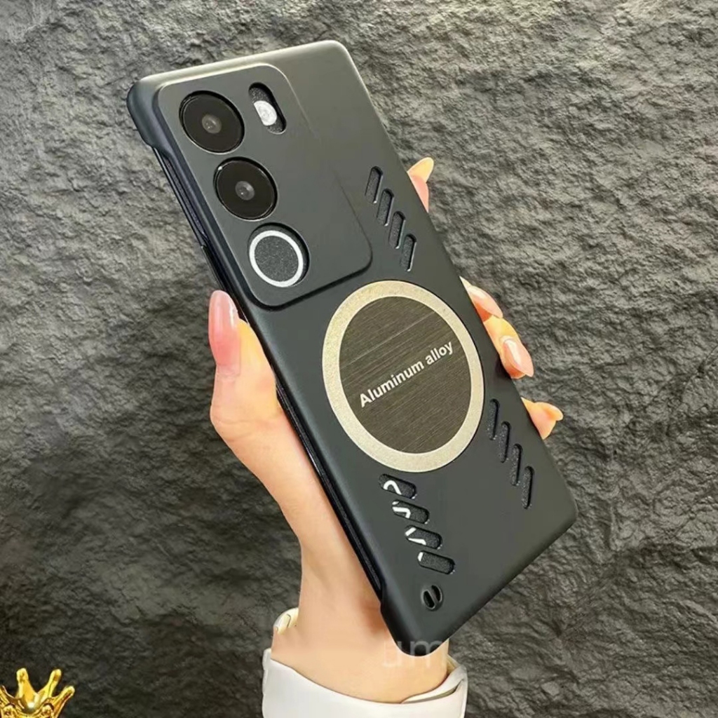 Vivo v29 5g v27 5g v40 5g v30 5g กรณีความงามสีดํา v27e hard case หรูหรา ...