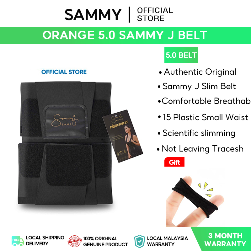Sammy J Gold Power Belt 5.0 Slim Belt Sport Corset Belt Waist Trainer ...