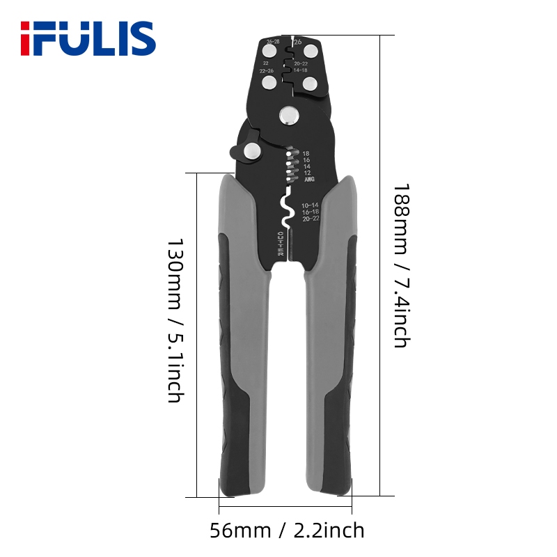 Hs-202b คีมตัดสายไฟ อเนกประสงค์ ช่วง 0.25-2.5 มม.2 7 นิ้ว HS-202D ...