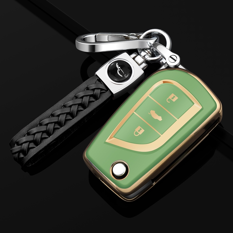 TPU Car key cover case for Toyota altis fortuner revo Auris Corolla ...