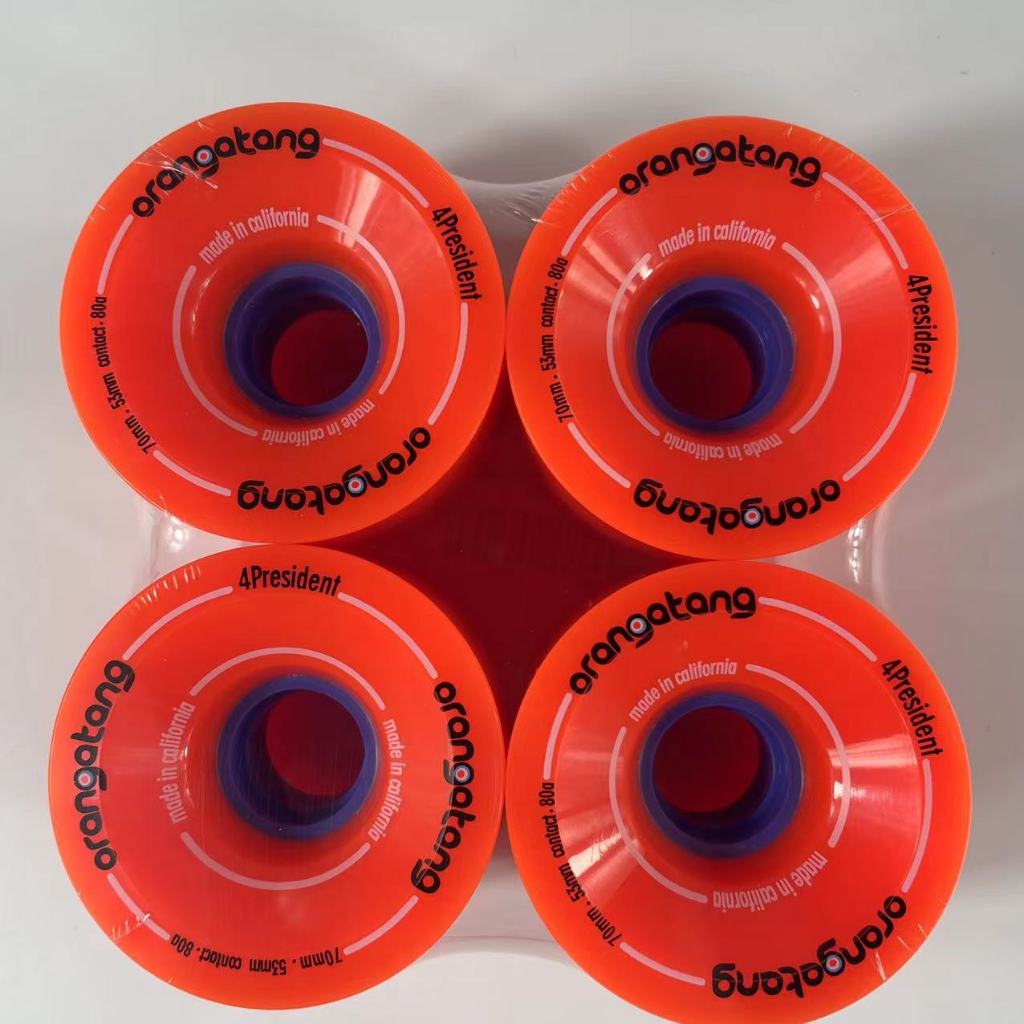 ล้อลองบอร์ด 80A ORANGA TANG 70*53 มม. 4 ล้อ 4 ชิ้น | Shopee Thailand